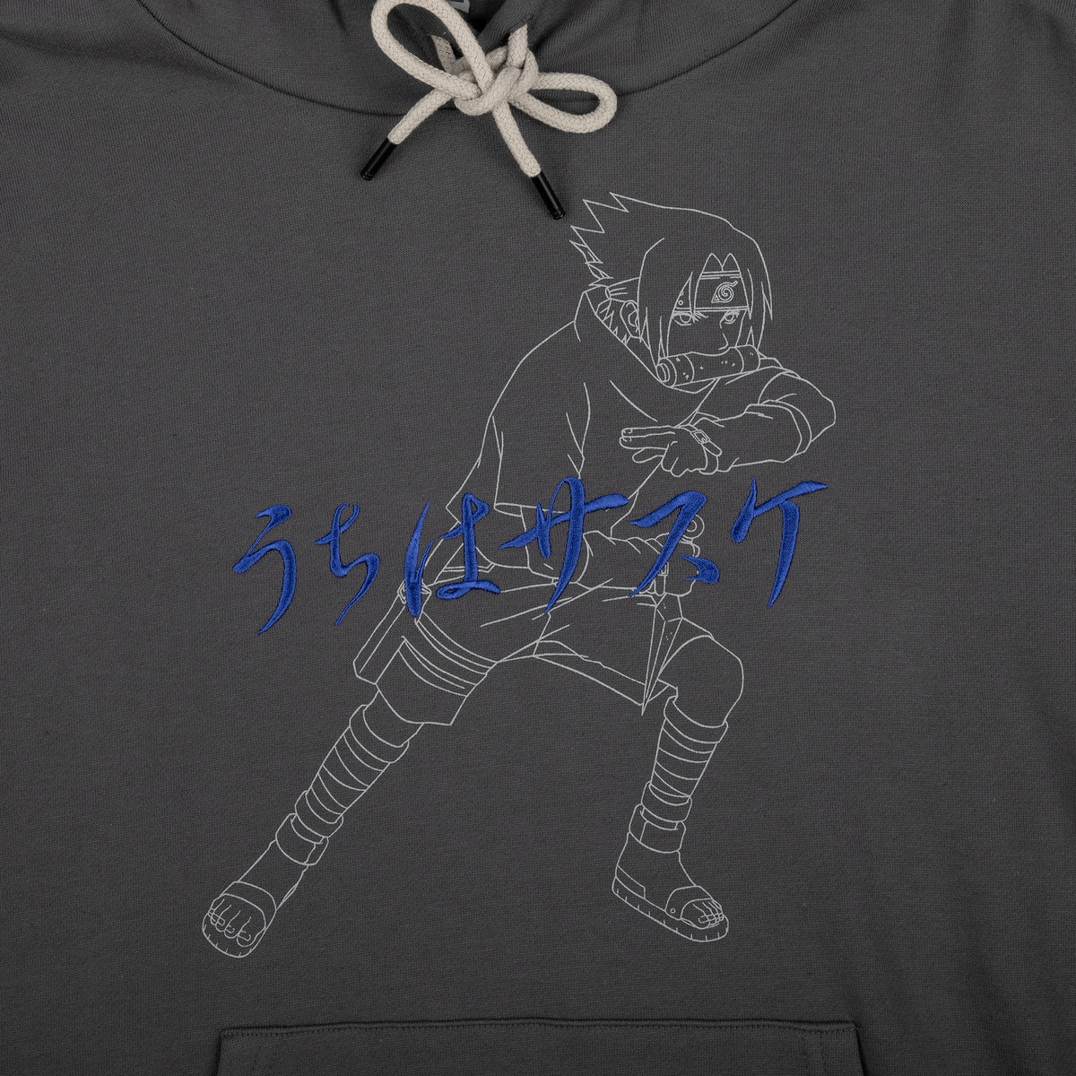 Naruto Sasuke Uchiha Grey Hoodie | Official Apparel & Accessories ...