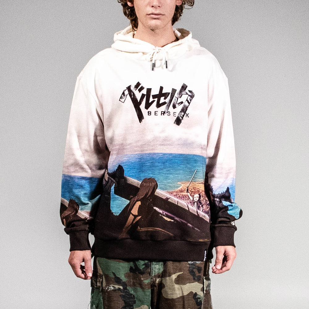 Enoch Village Scene All Over Print Hoodie - Berserk | Atsuko