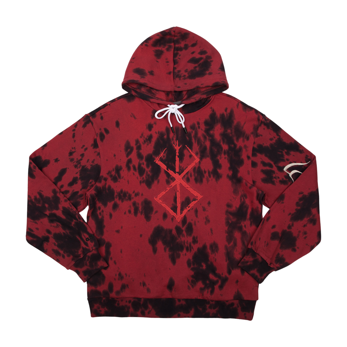 Berserk Brand of Sacrifice Red Acid Wash Hoodie | Official Apparel ...