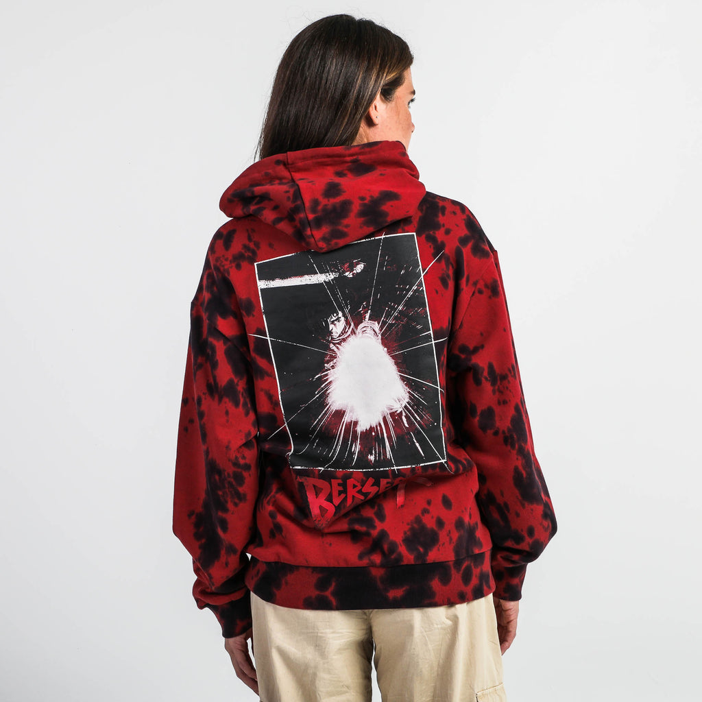 Berserk Brand of Sacrifice Red Acid Wash Hoodie | Official Apparel ...
