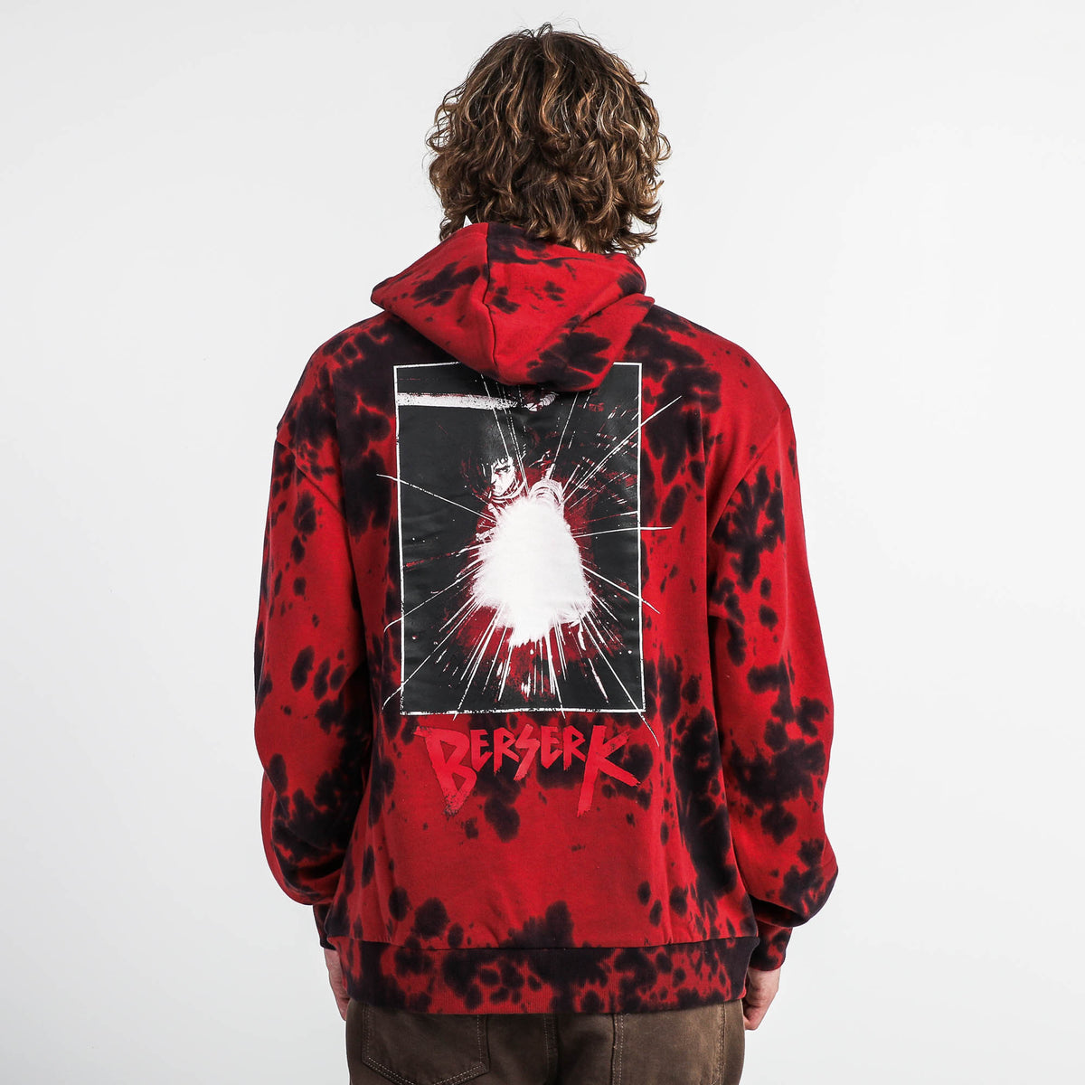 Berserk Brand of Sacrifice Red Acid Wash Hoodie | Official Apparel ...