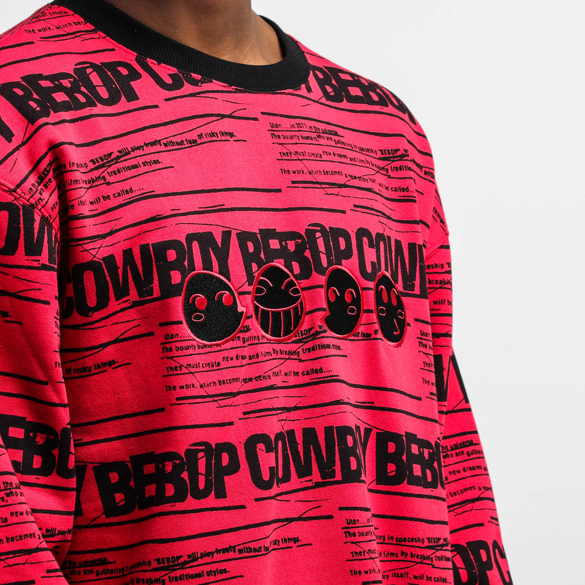 Cowboy Bebop Magenta Crew Neck Sweatshirt - Cowboy Bebop | Atsuko