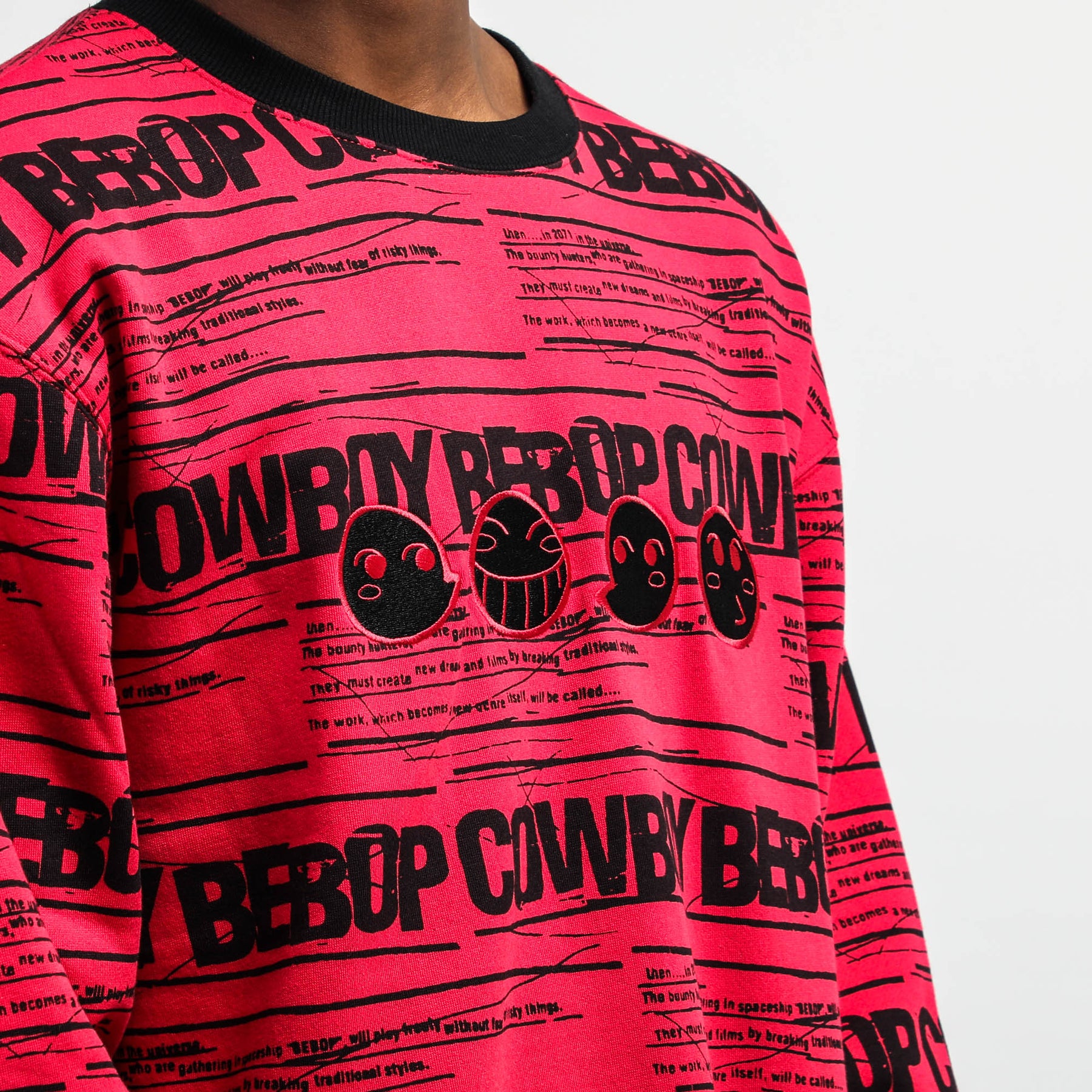 Cowboy Bebop Magenta Crew Neck Sweatshirt - Cowboy Bebop | Atsuko
