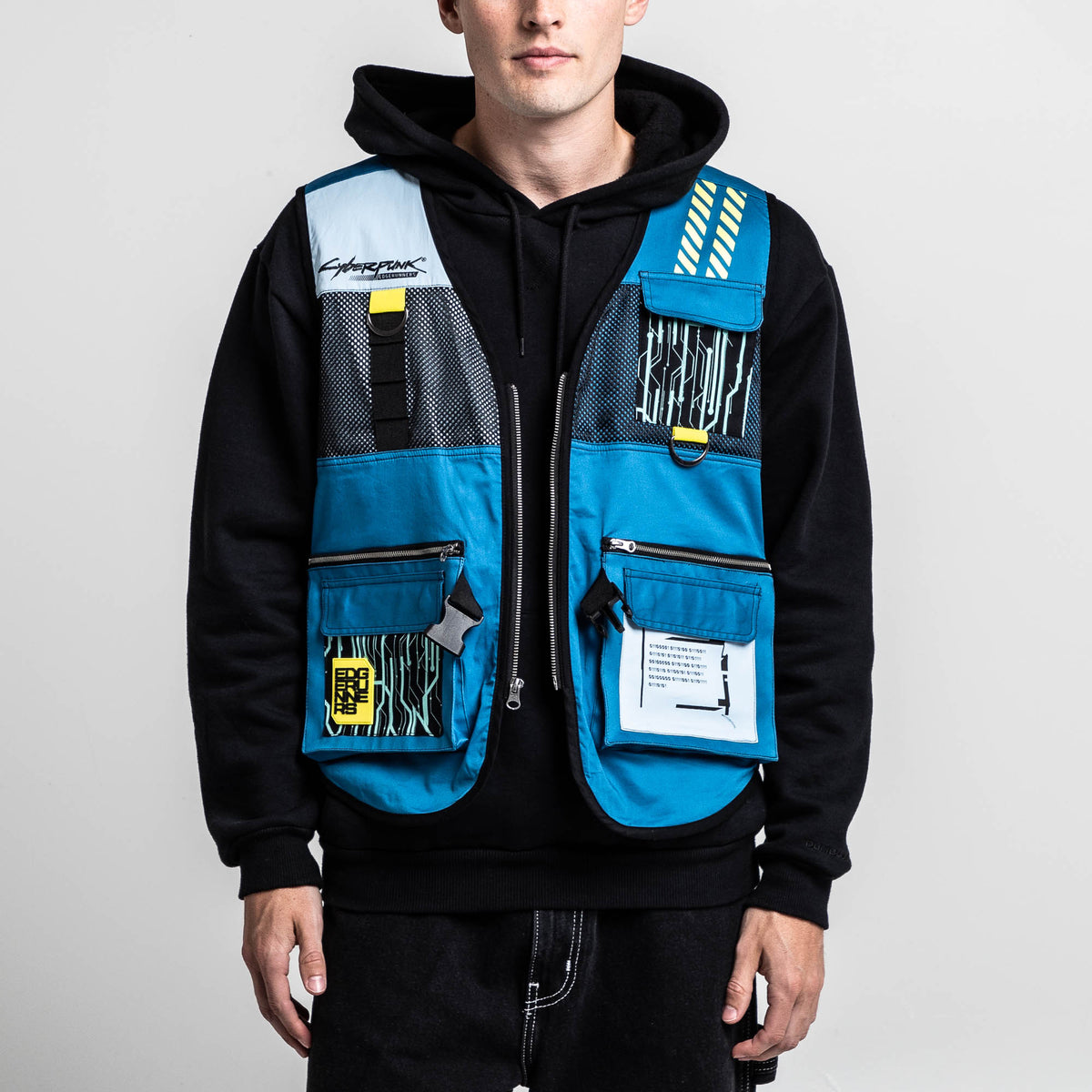 Cyberpunk: Edgerunner Blue Utility Vest | Official Apparel ...