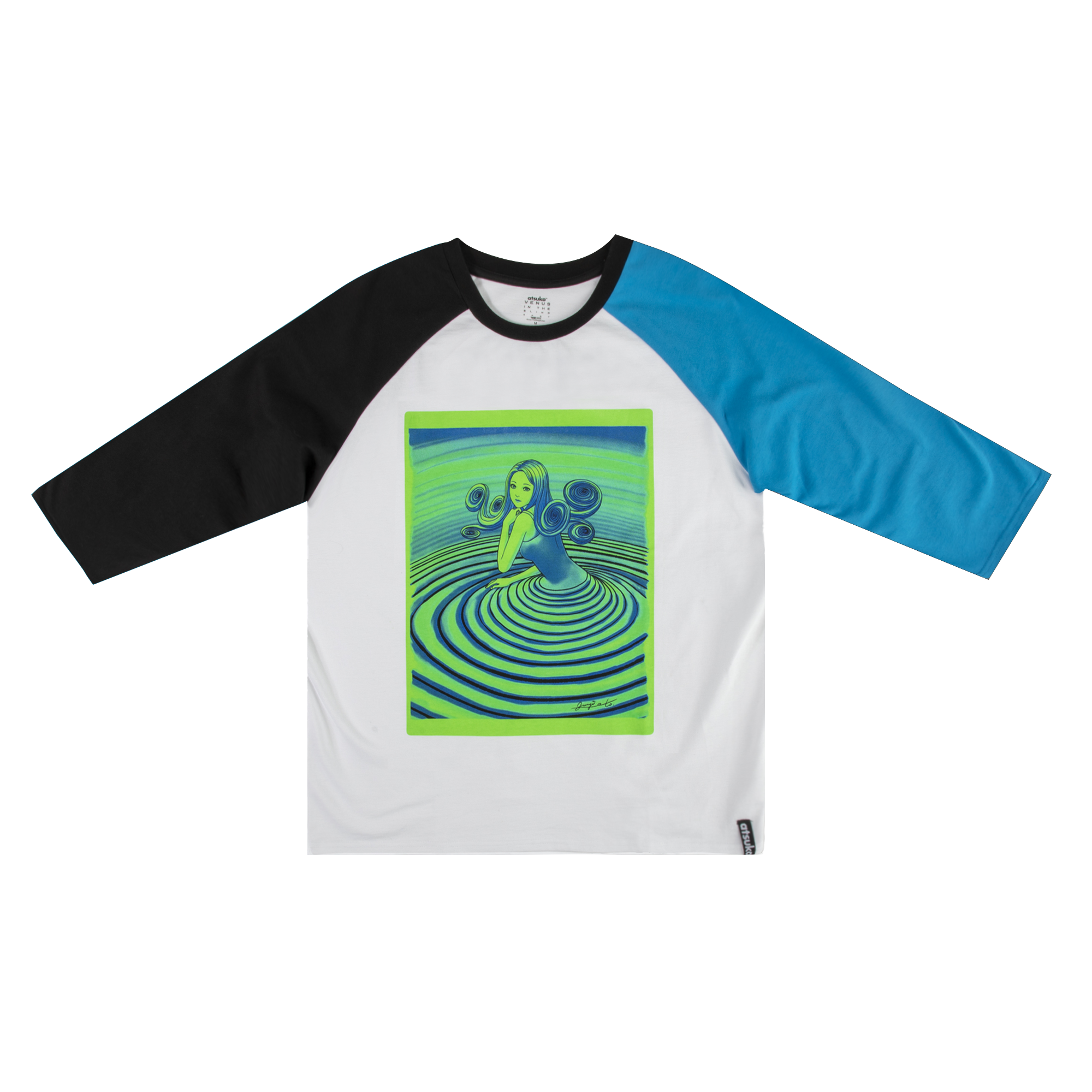 Uzumaki Poster Kirie Raglan | Official Apparel & Accessories | Atsuko - Junji Ito | Atsuko