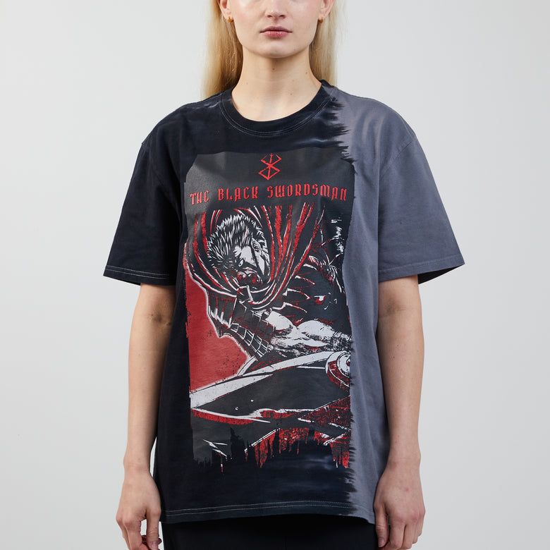 Berserk The Black Swordsman Split Tie Dye Tee | Official Apparel & Accessories | Atsuko ...