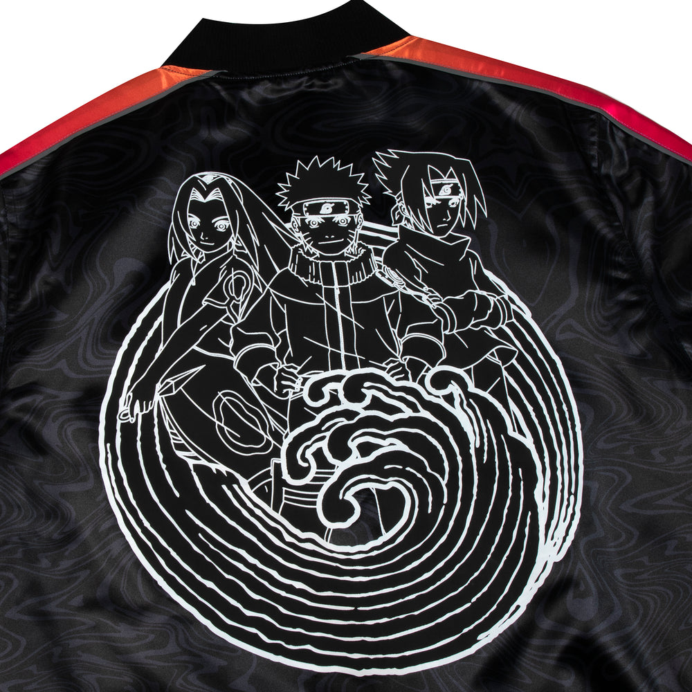 Naruto Black Bomber Jacket | Official Apparel & Accessories | Atsuko ...
